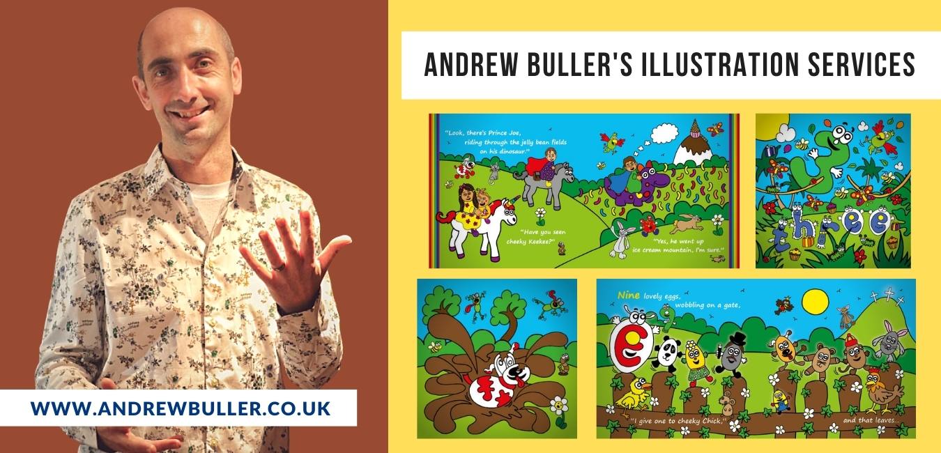 Illustrator Services from Author & Designer Andrew Buller