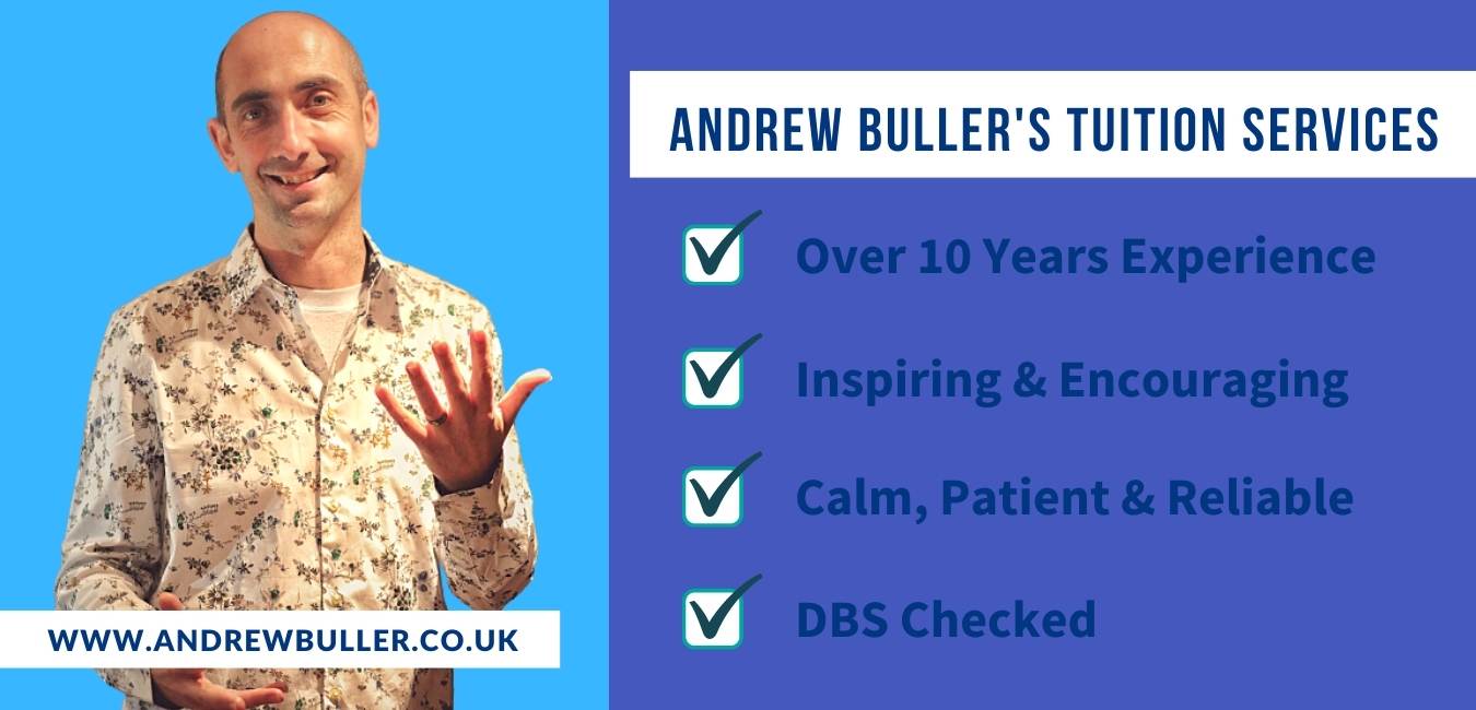 Tuition Services from Author, Designer & Publisher Andrew Buller
